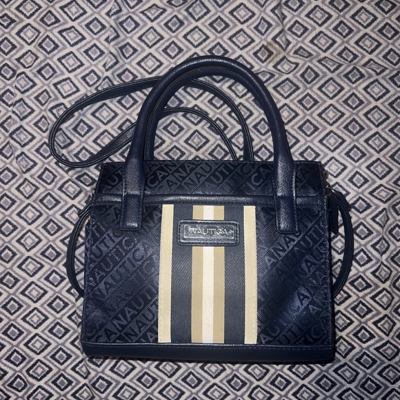 Nautica | Bags | Navy Blue Mini Tote Purse | Poshmark